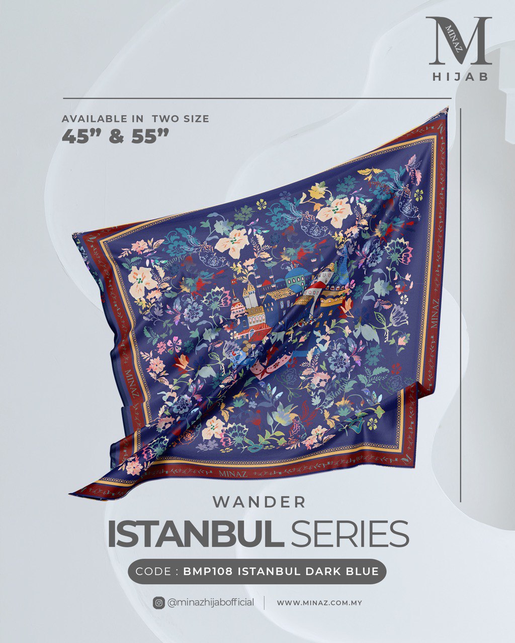 Minaz Istanbul Dark Blue – AQ PYJAMAS