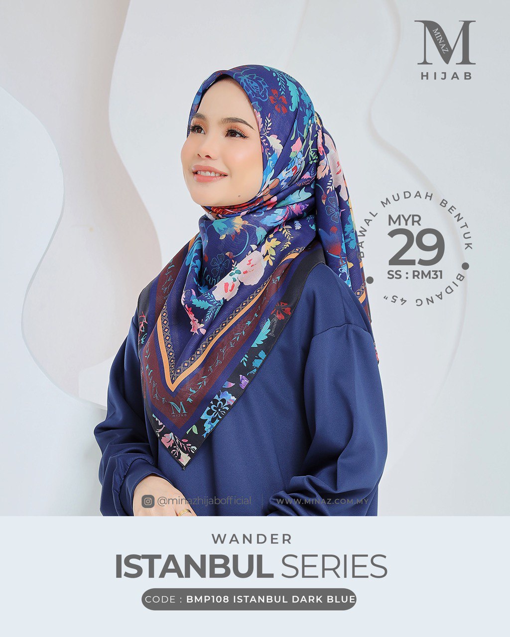 Minaz Istanbul Dark Blue – AQ PYJAMAS